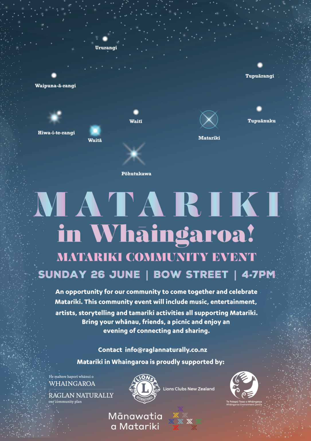 Matariki community celebration – Raglan Chronicle